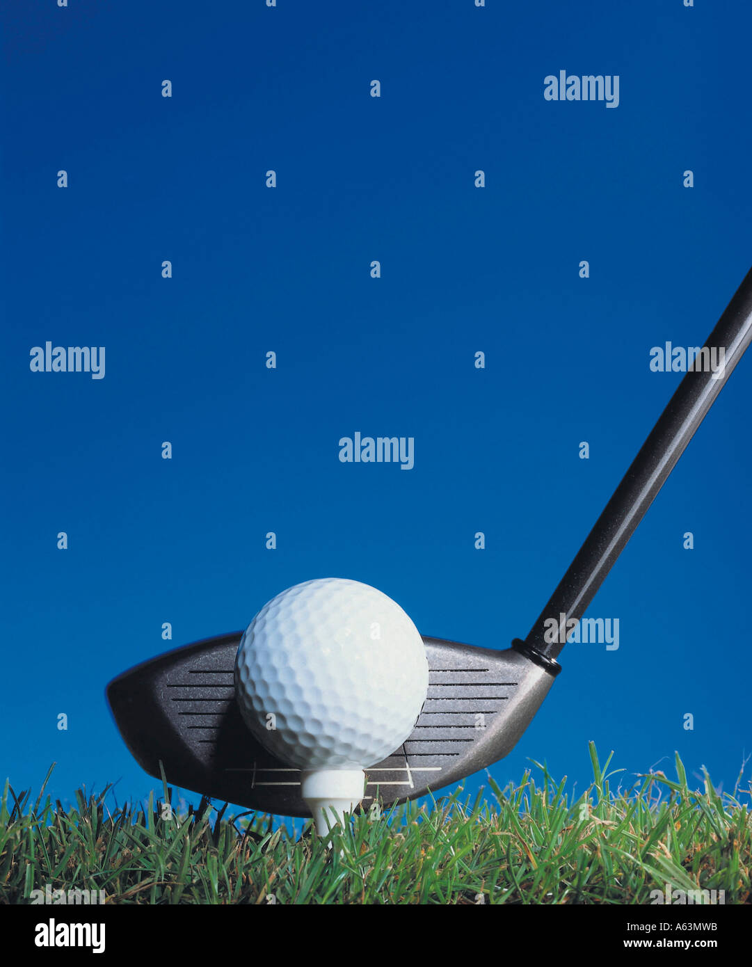 Golf course near golf ball Stock Photo - Alamy