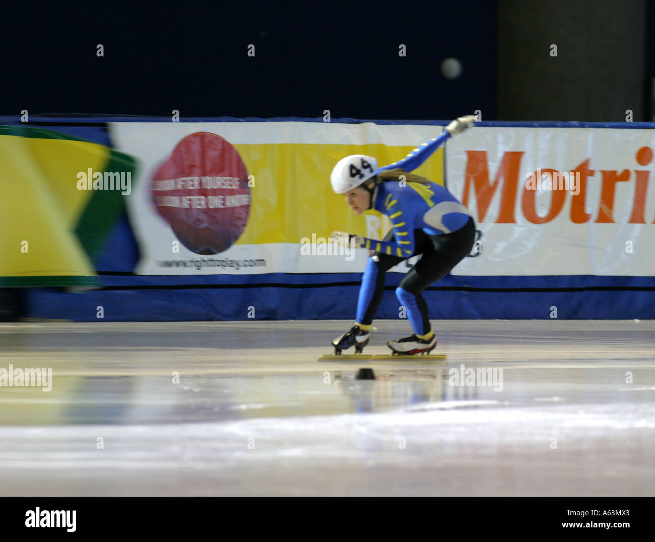 Short track speed skating Stock Photo - Alamy