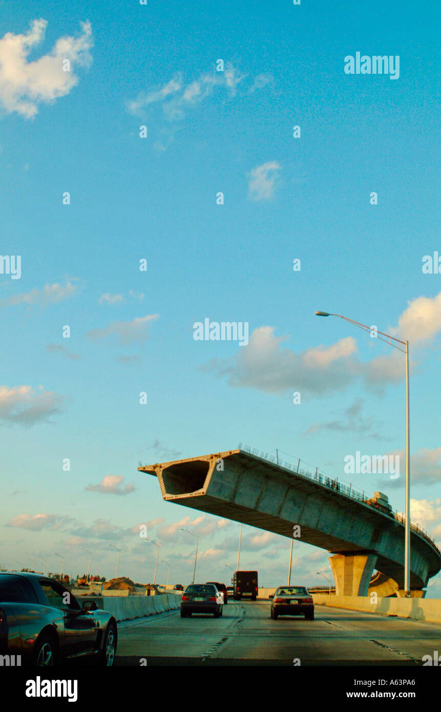 bridge under construction highway freeway interstate intrastate I95 ...