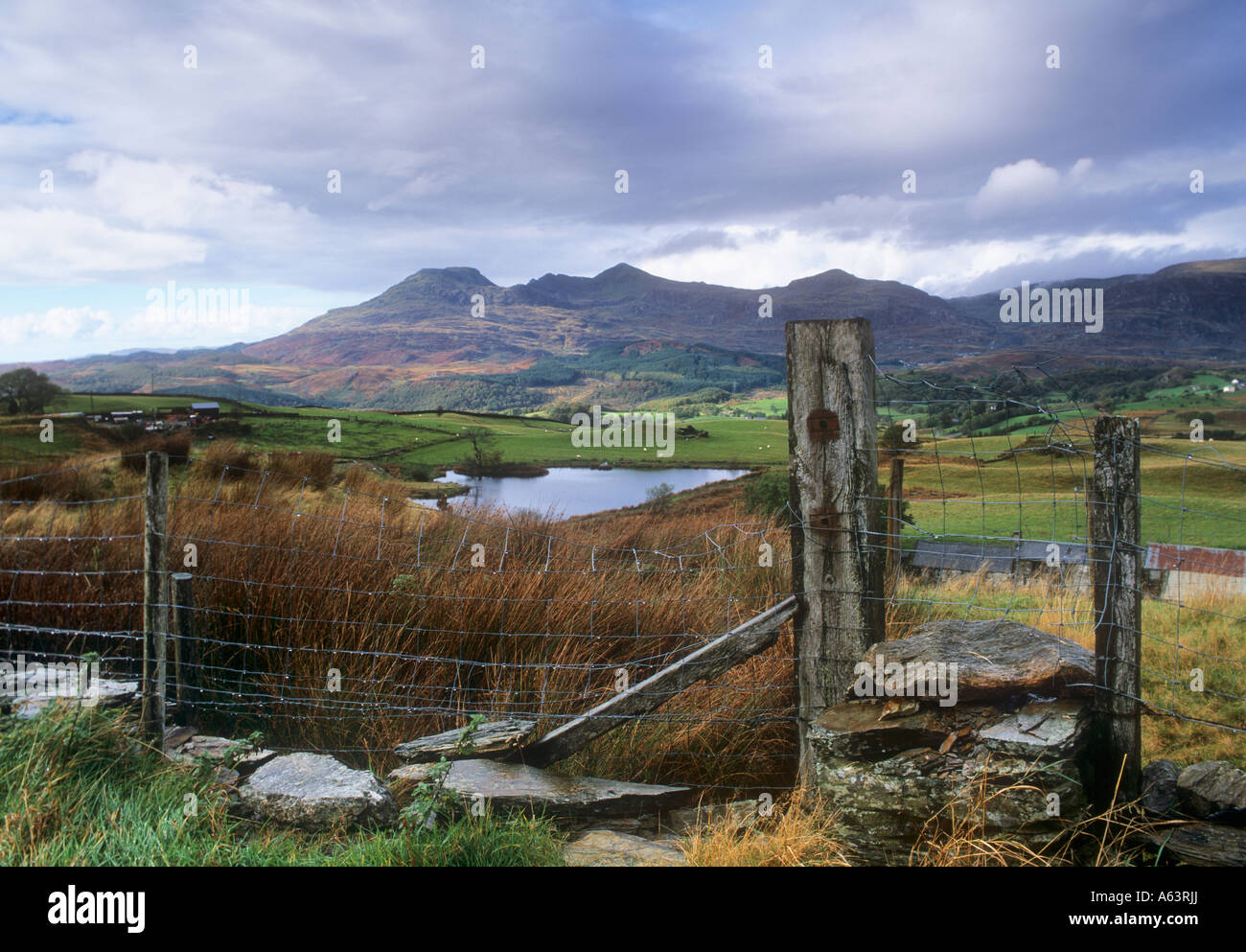 The Moelwyn Range Stock Photo - Alamy