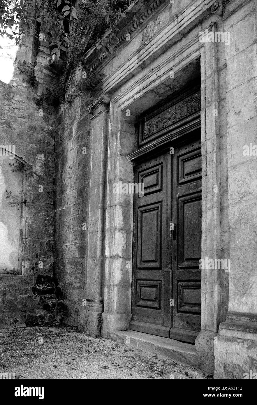 Locked door mystery Black and White Stock Photos & Images - Alamy