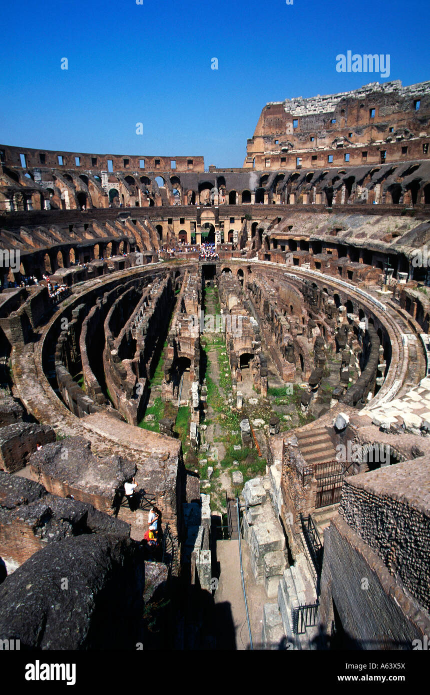 roman amphitheatre coliseum city of rome italy Stock Photo - Alamy