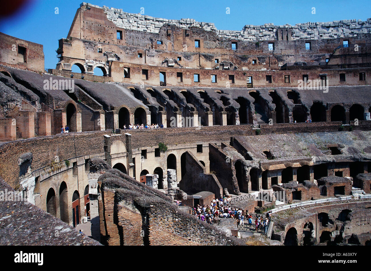 roman amphitheatre coliseum city of rome italy Stock Photo - Alamy