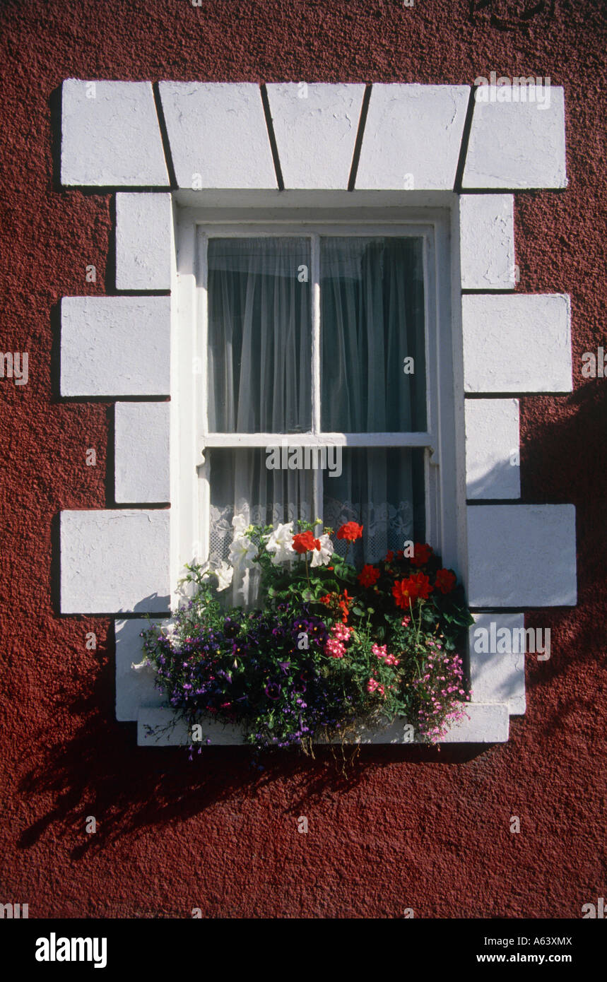 colorful window city of dublin ireland Stock Photo - Alamy