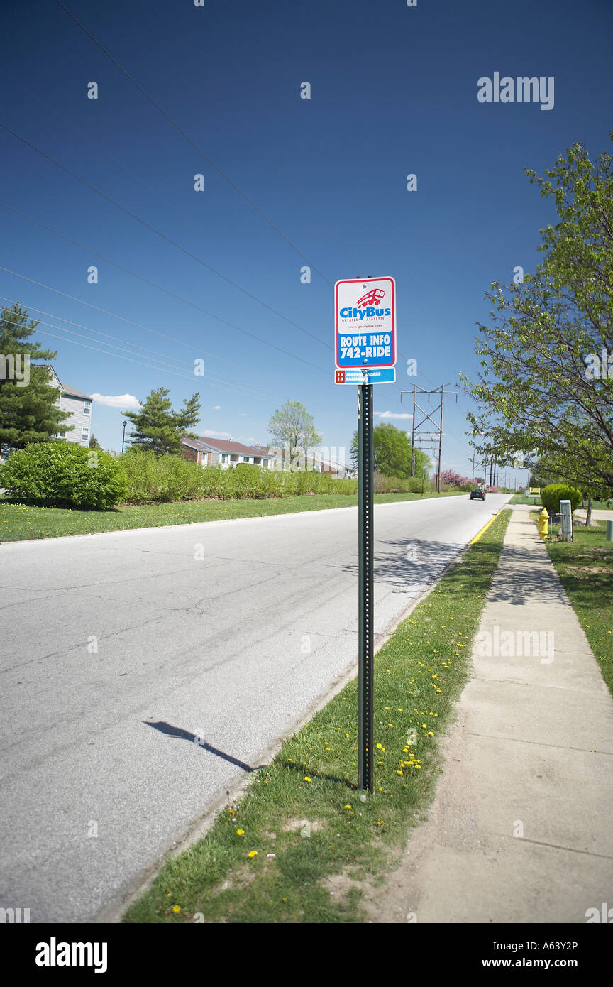 Lafayette city bus stop hi-res stock photography and images - Alamy