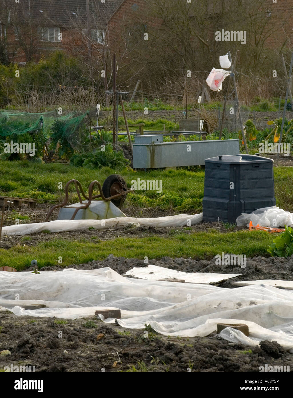 Allotments view hi-res stock photography and images - Alamy
