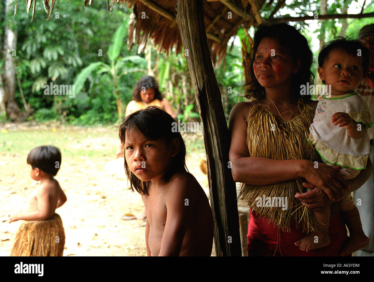 Amazon Indian Woman Her Child High Resolution Stock Photography and ...