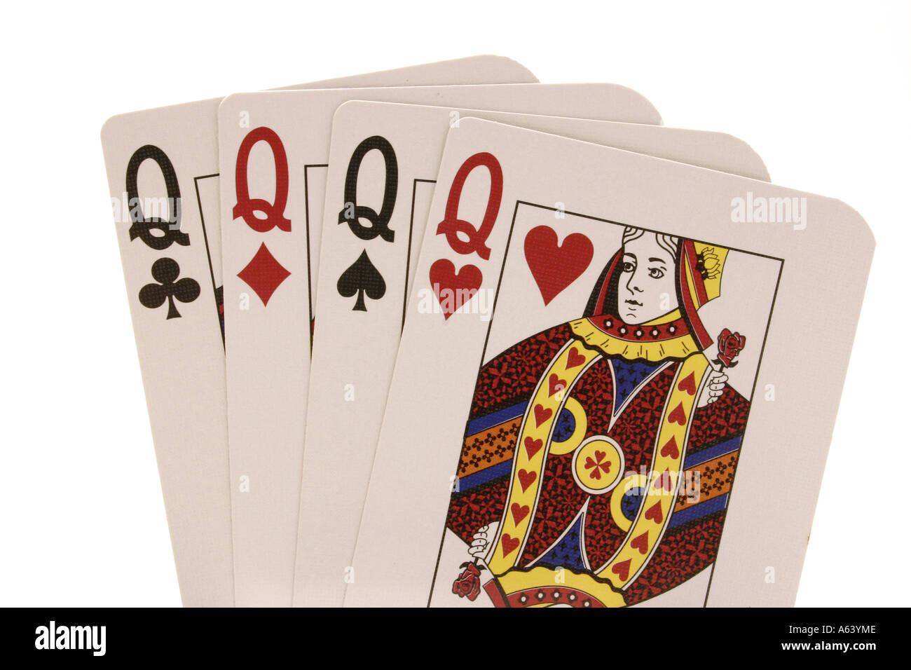 Queen All the same poker game Stock Photo - Alamy