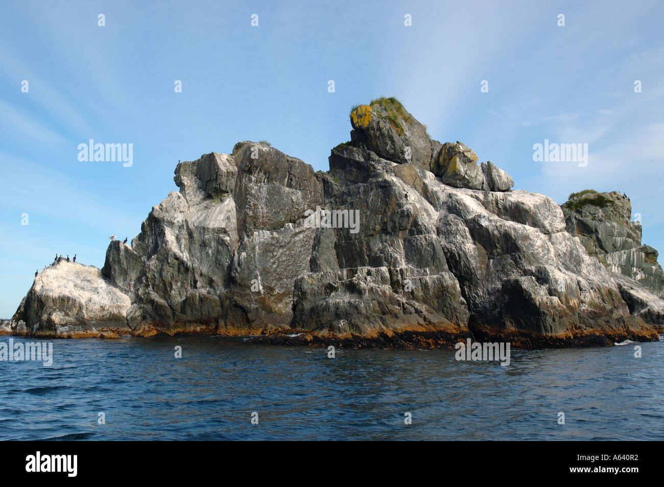 Marine landscape . Cliffs in the sea in Viluchinsky Bay , Kamchatka ...