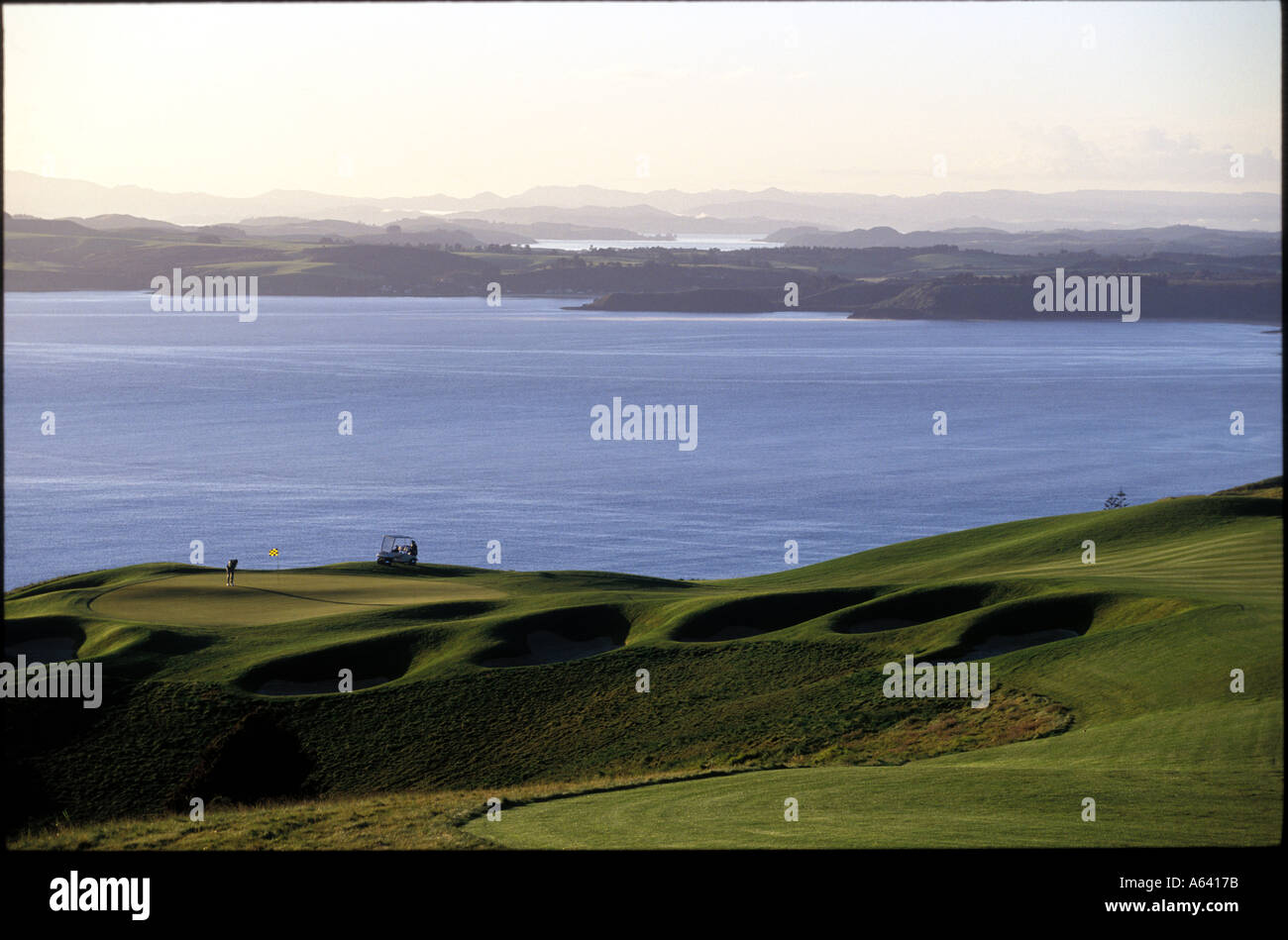 Kauri Cliffs Golf Course New Zealand Stock Photo - Alamy