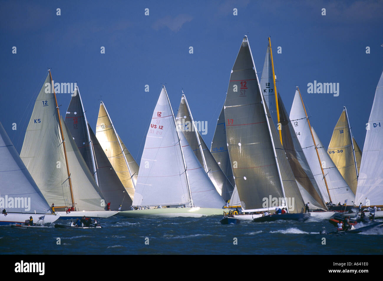 12 metre yachts hi-res stock photography and images - Alamy