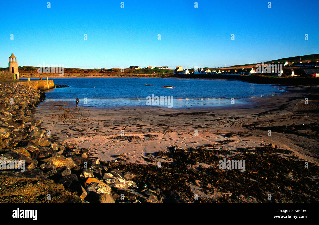 Port Logan Bay Stock Photo - Alamy