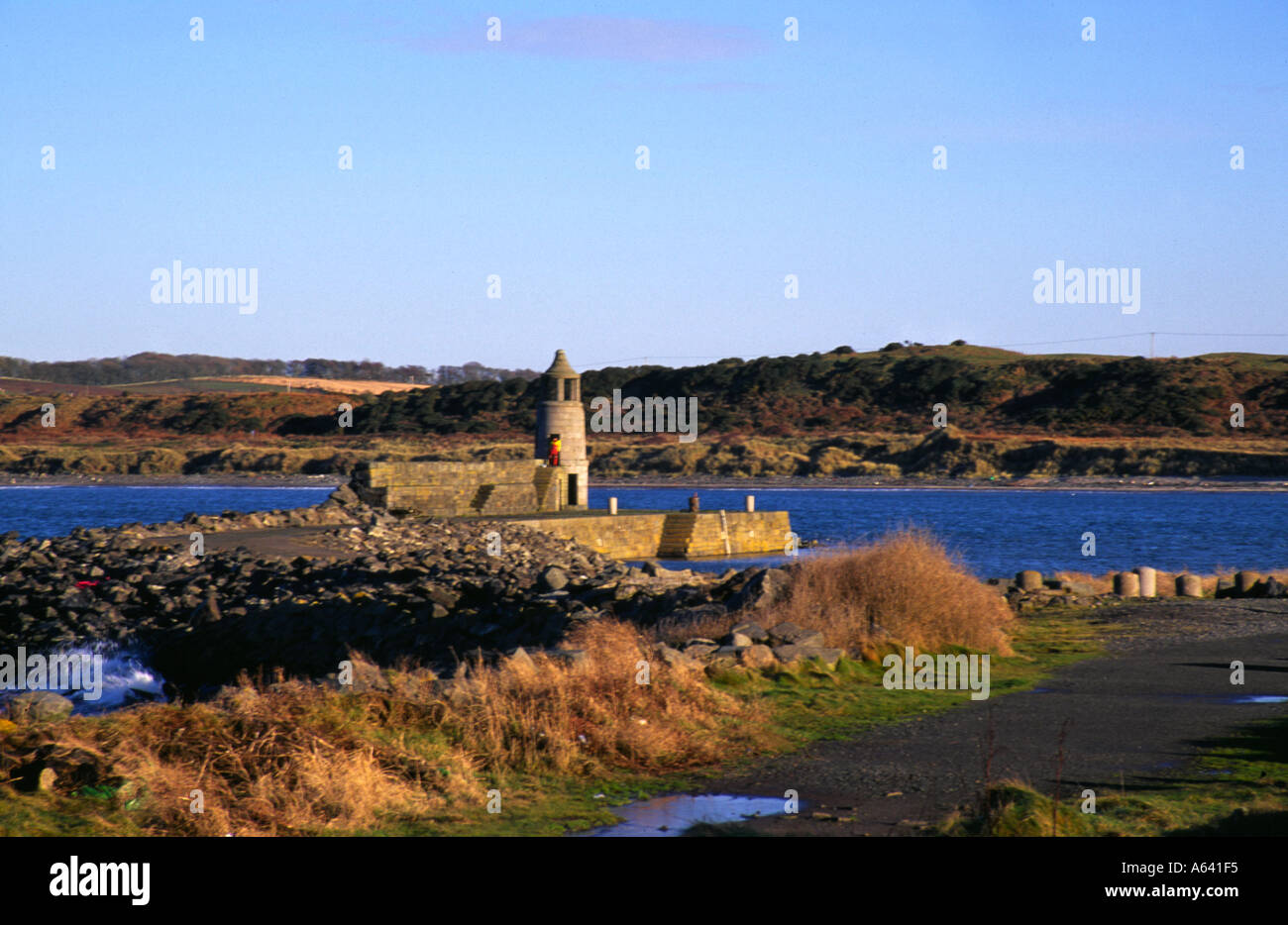 Harbour Mouth Port Logan Stock Photo - Alamy