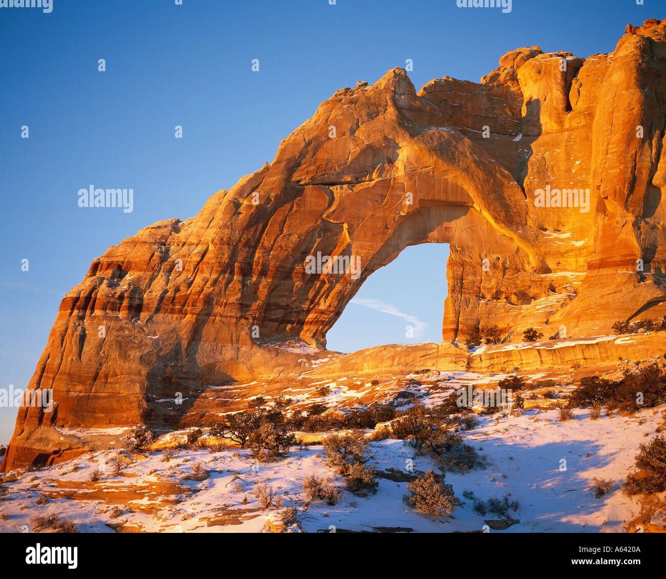White Mesa Arch, Arizona Stock Photo - Alamy