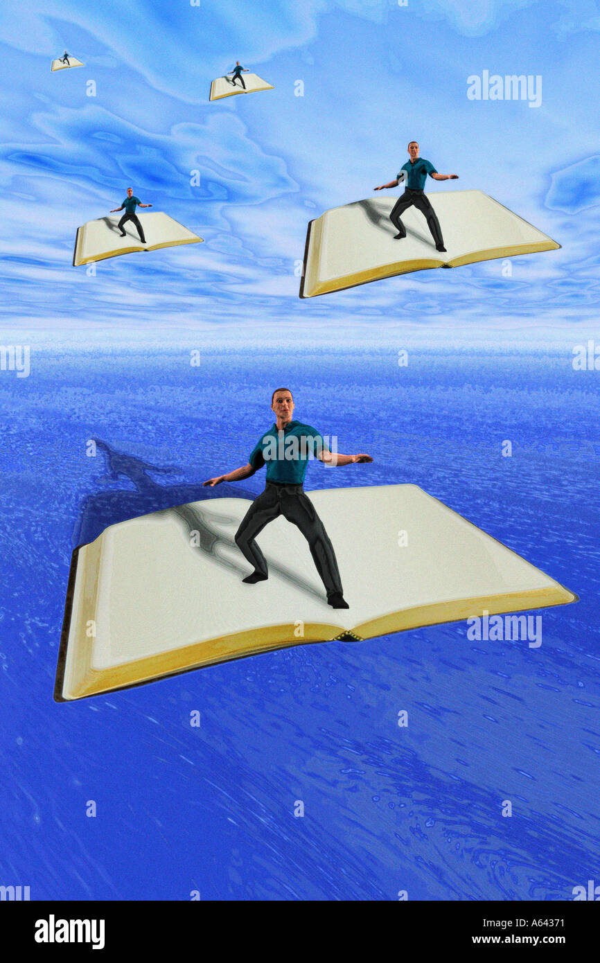 Flying book pages hi-res stock photography and images - Alamy