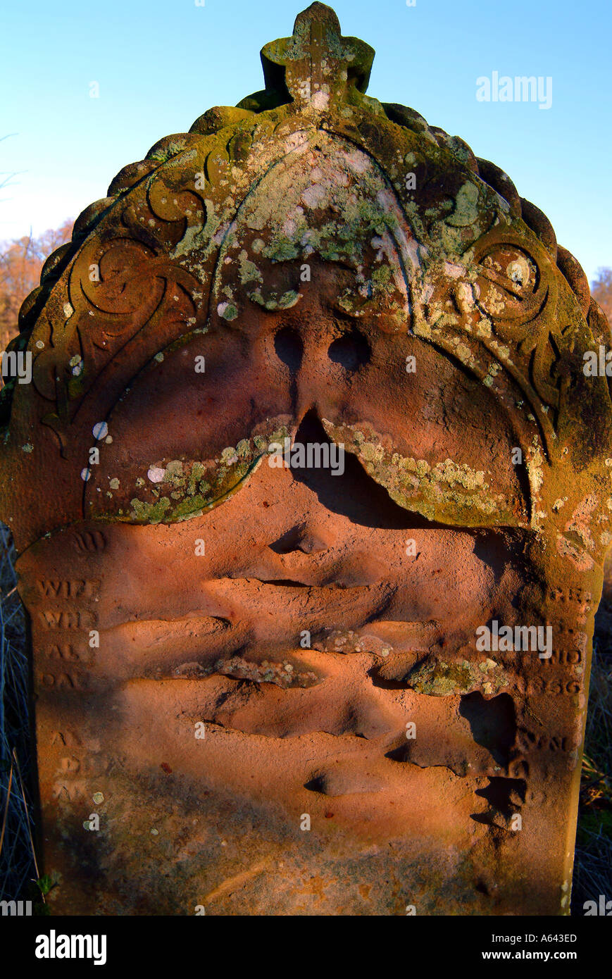 Erosion of gravestone hi-res stock photography and images - Alamy
