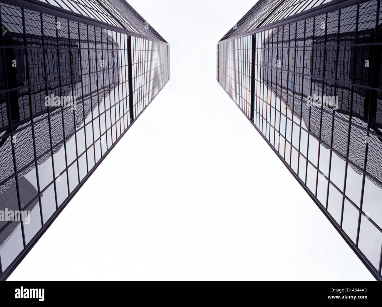 Twin towers of the World Trade Center Denver Colorado Stock Photo - Alamy