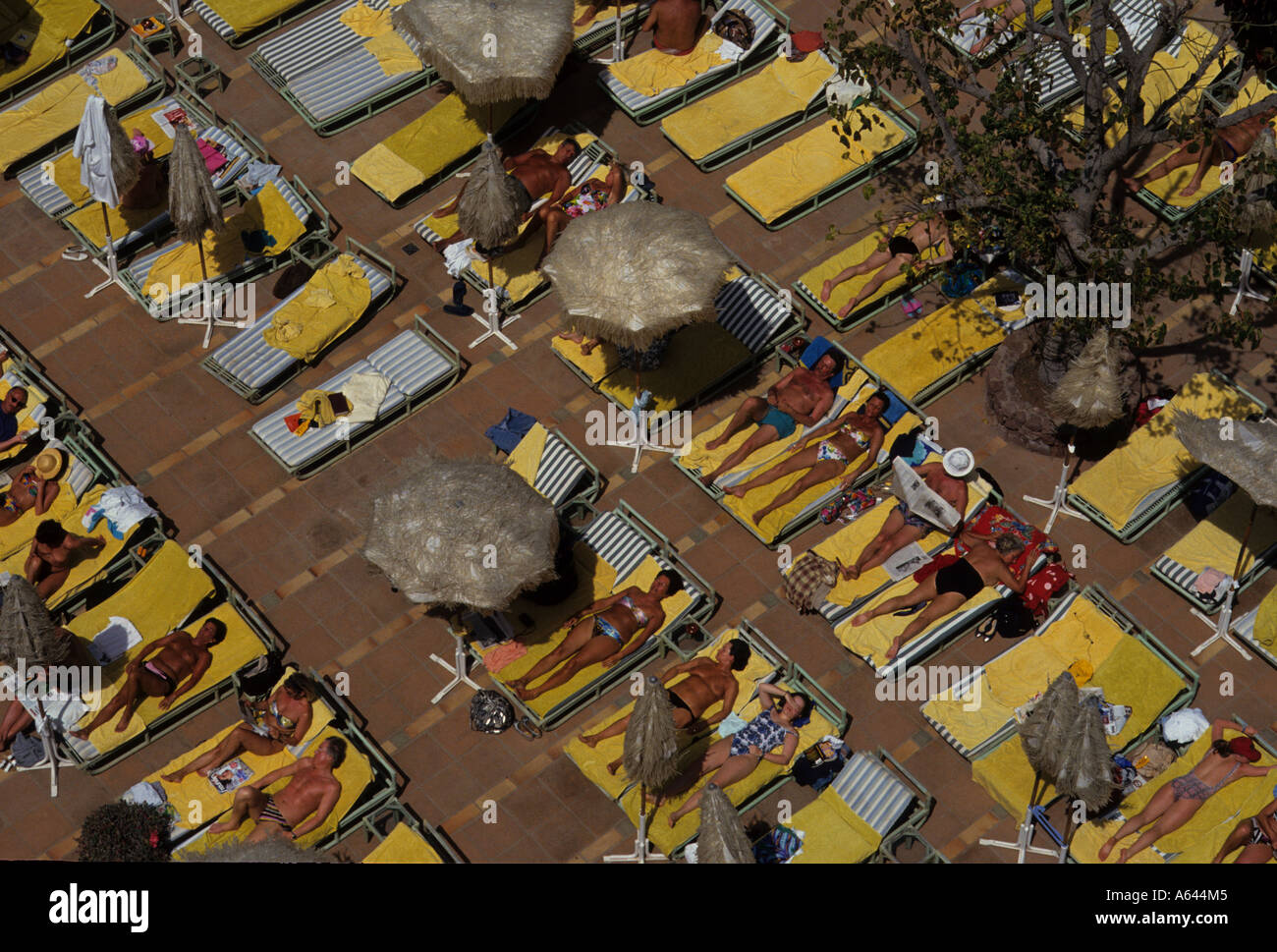 sun bath vacation Stock Photo - Alamy