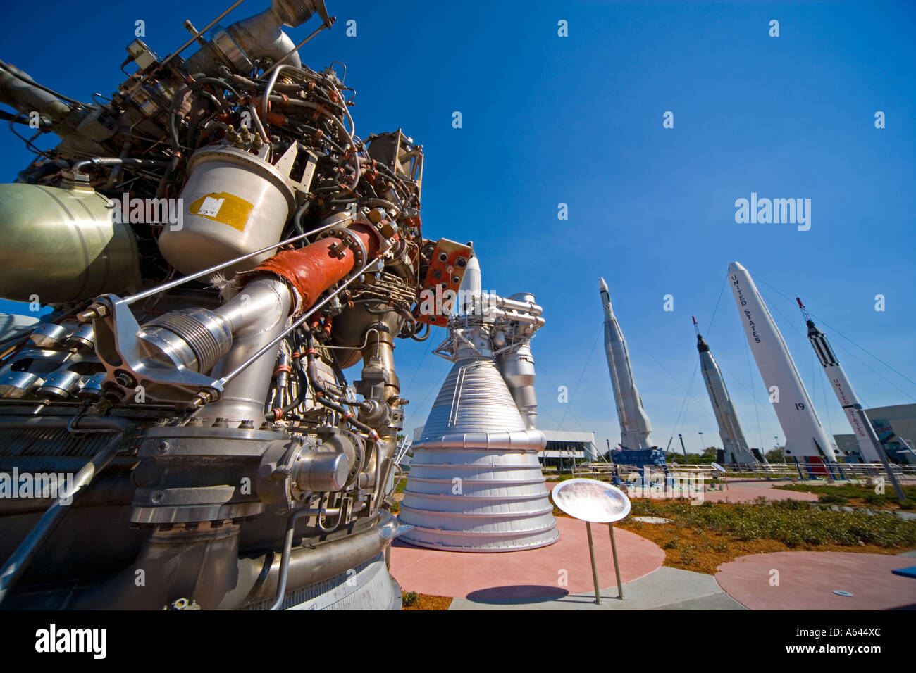 NASA Rocket Garden John F Kennedy Space Center Cape Canaveral Florida ...