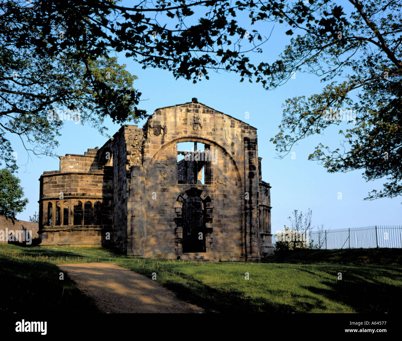 Ruins of St Catherines Chapel, Hylton Castle, Hylton, Sunderland, Tyne ...