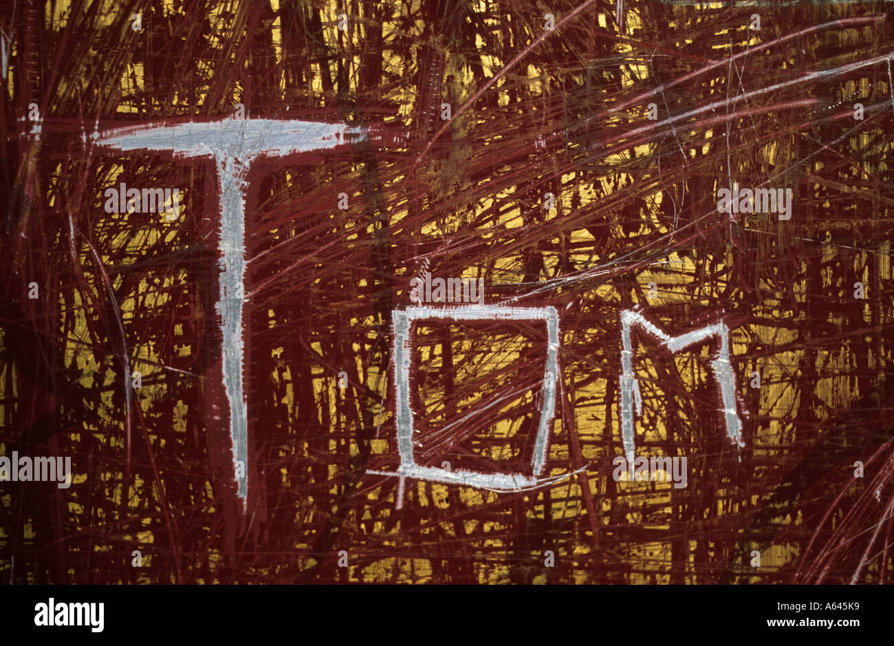 identity name graffiti Stock Photo - Alamy