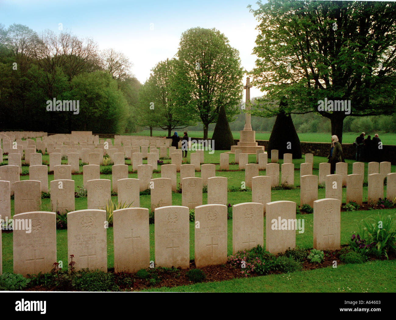 Blighty valley cemetery somme Stock Photo - Alamy