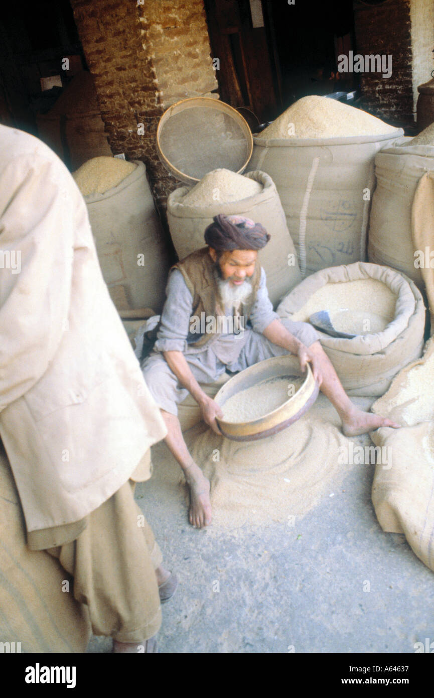 rice trader Kabul Stock Photo - Alamy