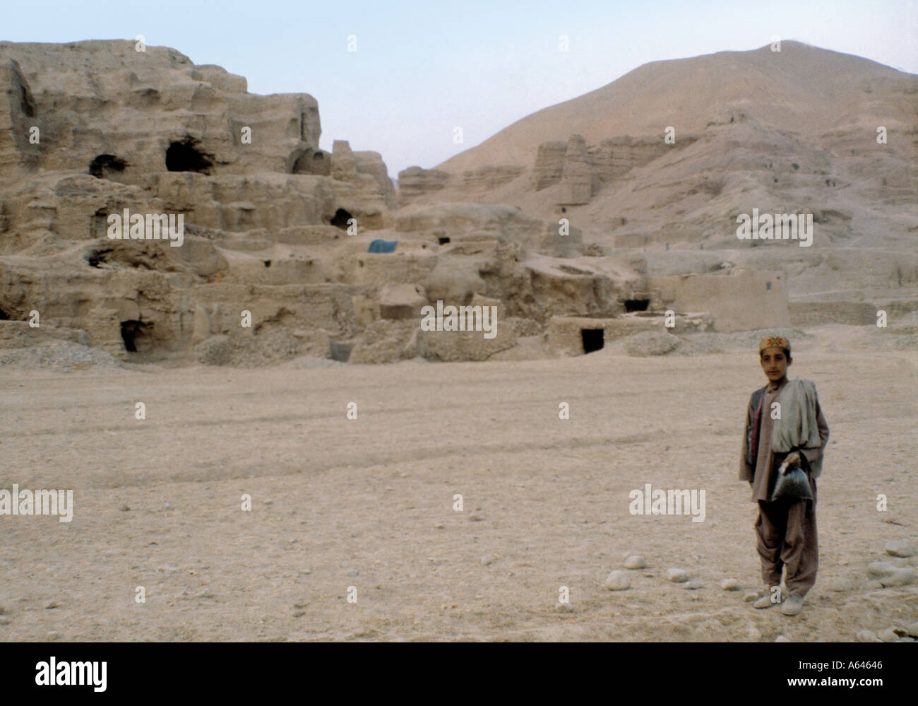 Child near Bamiyan Stock Photo - Alamy