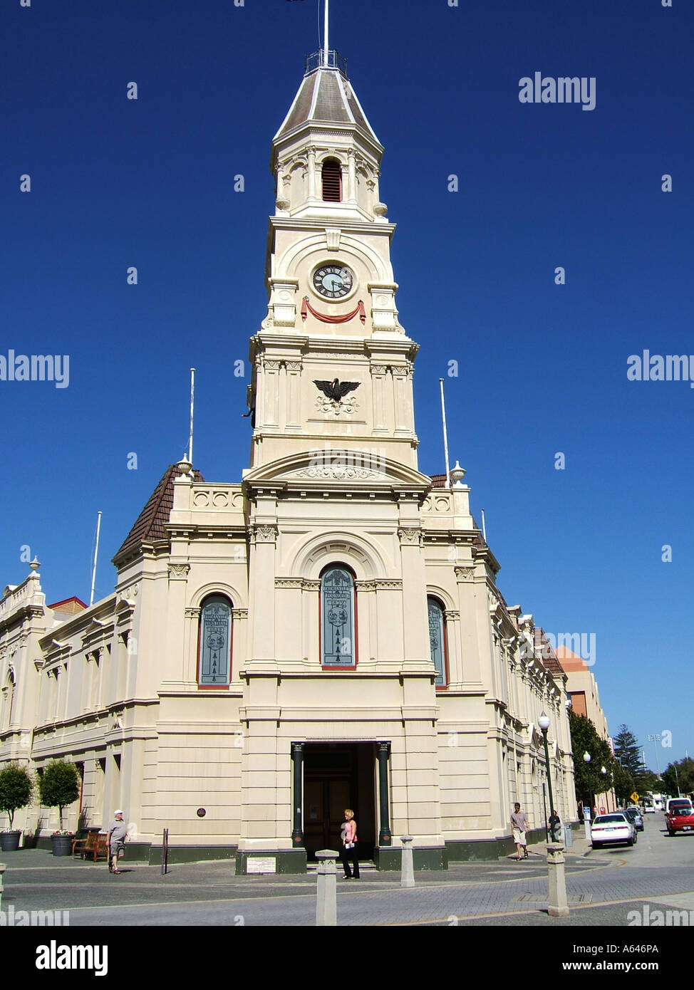The historic town hall Fremantle, Perth Western Australia Stock Photo ...