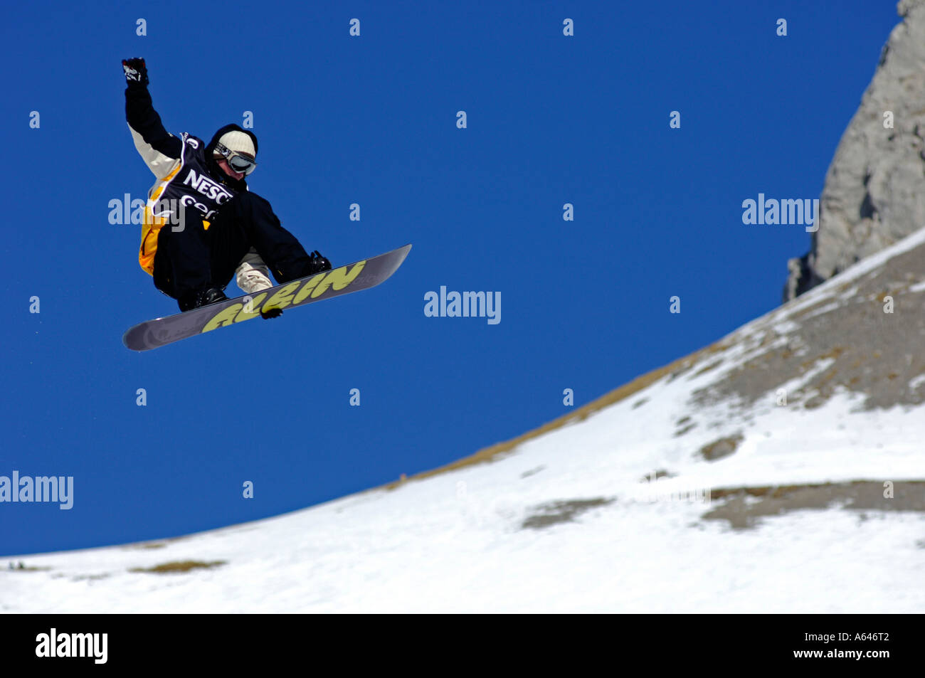 Pascal Imhof, Snowboarder, Grindelwald, Switzerland, , Event: Superfinal, Nescafé Champs Open ...