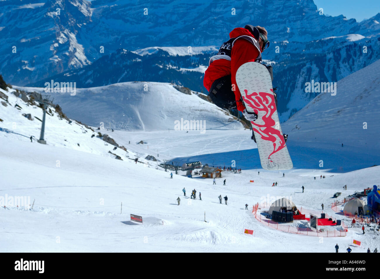 Gian simmen olympic champion halfpipe 1998 event hi-res stock ...
