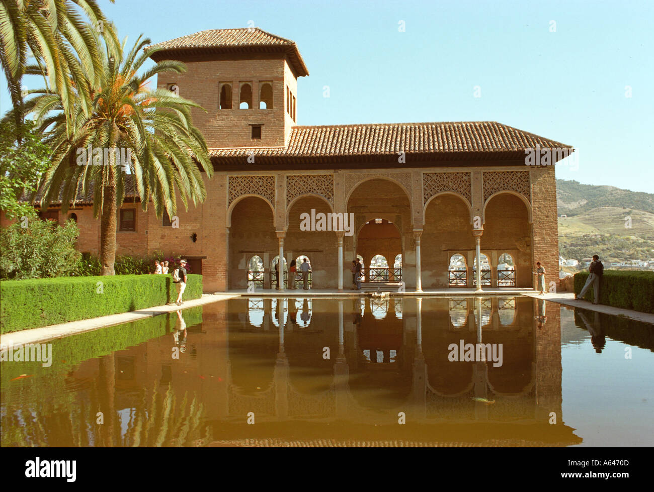 Palacio del Partal Alhambra Granada Spain Stock Photo - Alamy