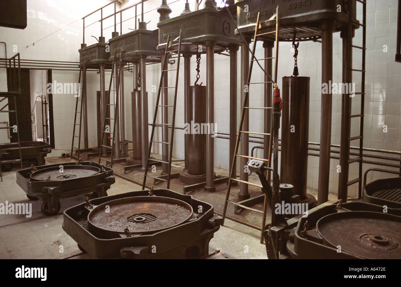 Olive oil production facility hi-res stock photography and images - Alamy