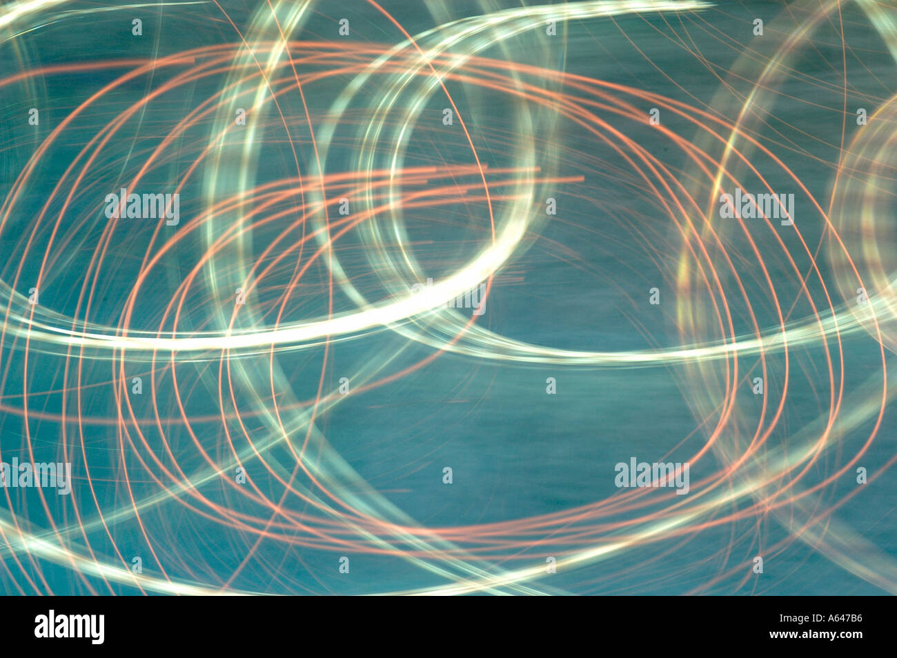 Long time exposure circles Stock Photo - Alamy