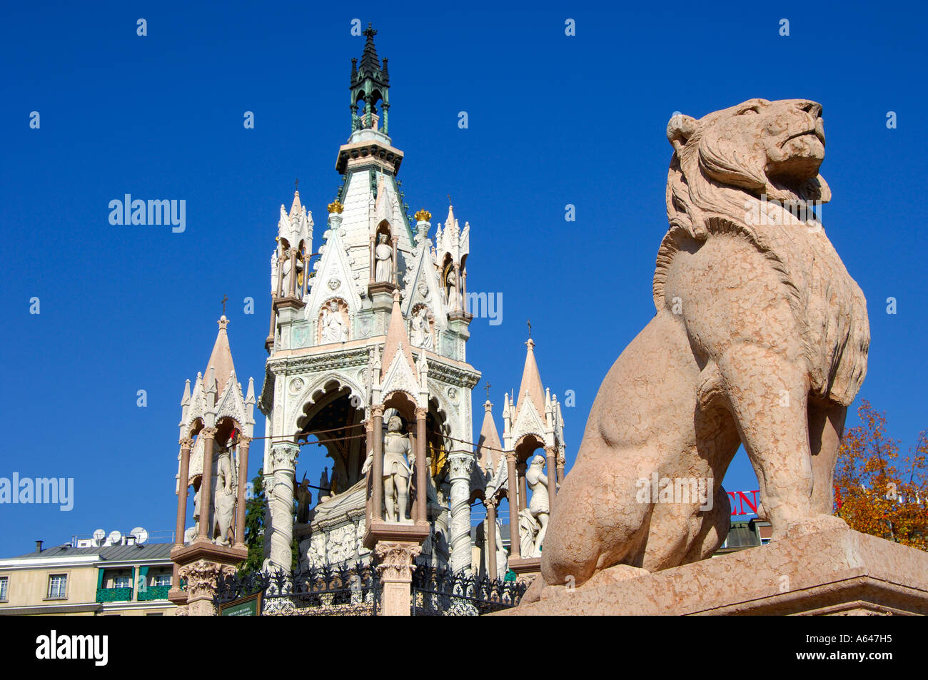 Brunswick Monument, tomb of Charles II, Duke of Brunswick Geneva ...