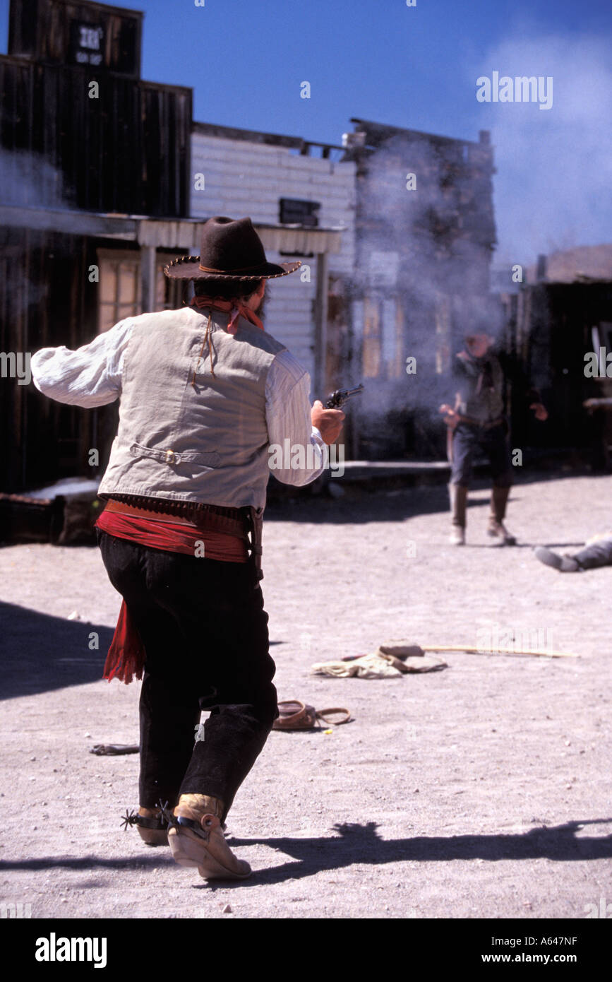 Recreation of gunfight in Tombstone Arizona USA Stock Photo - Alamy