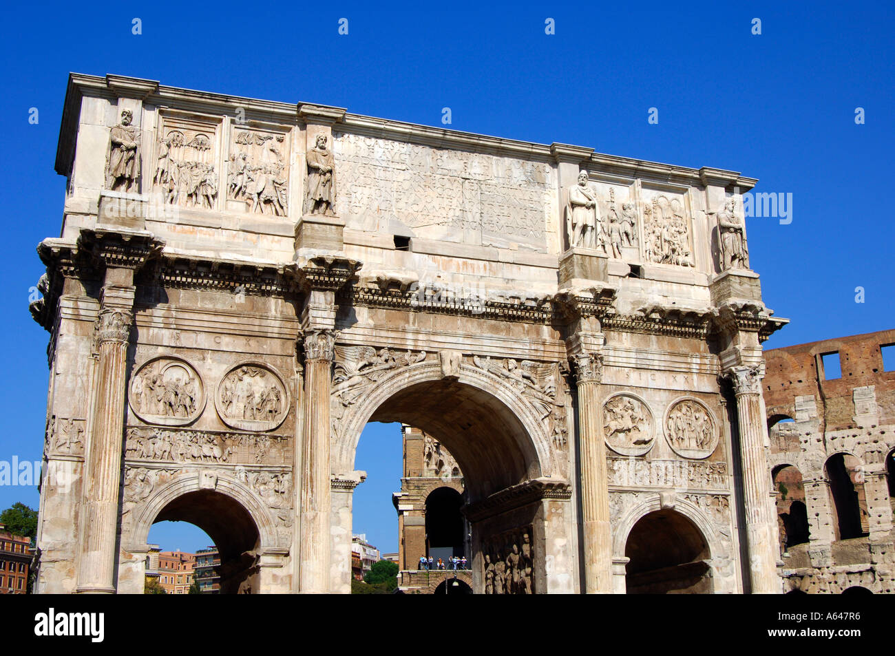 Costantine arc rome hi-res stock photography and images - Alamy