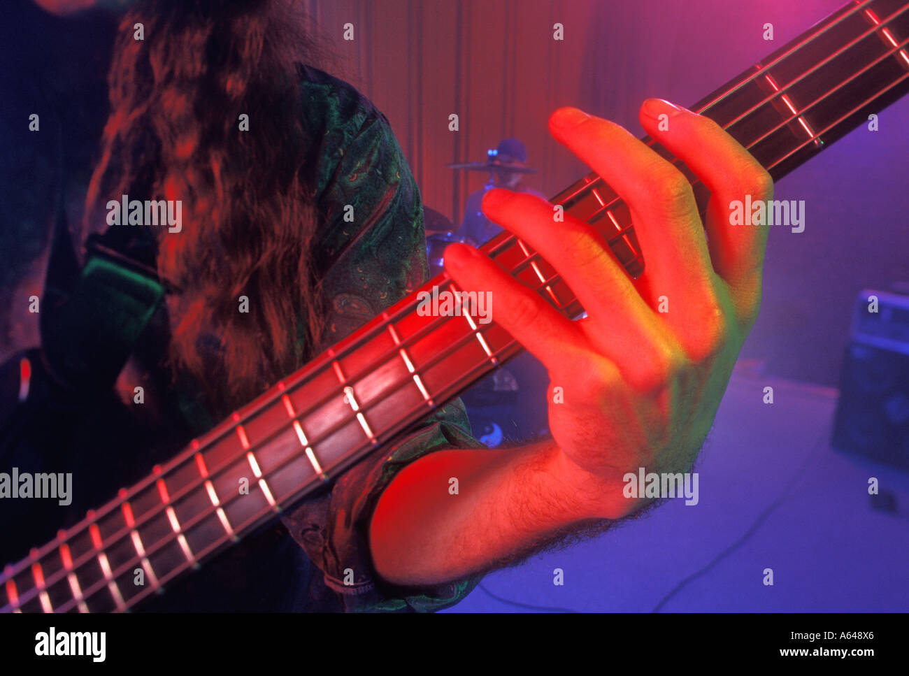 Male bassist hi-res stock photography and images - Alamy
