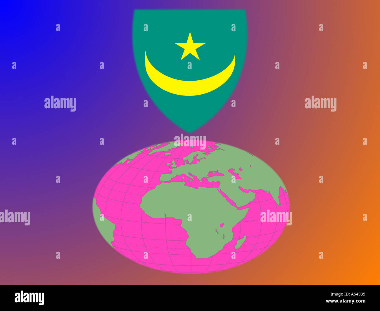 Mauritania emblem hi-res stock photography and images - Alamy