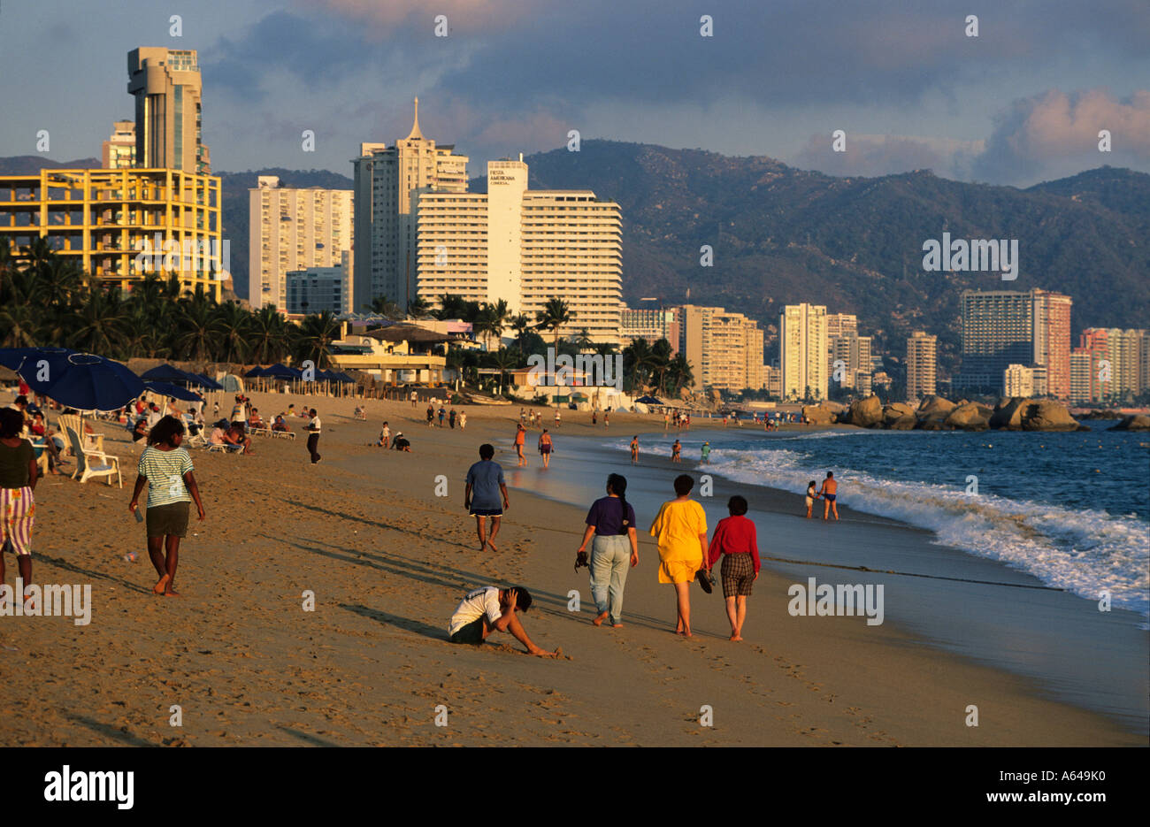 Mexico Guerrero Acapulco Playa Condesa Stock Photo - Alamy