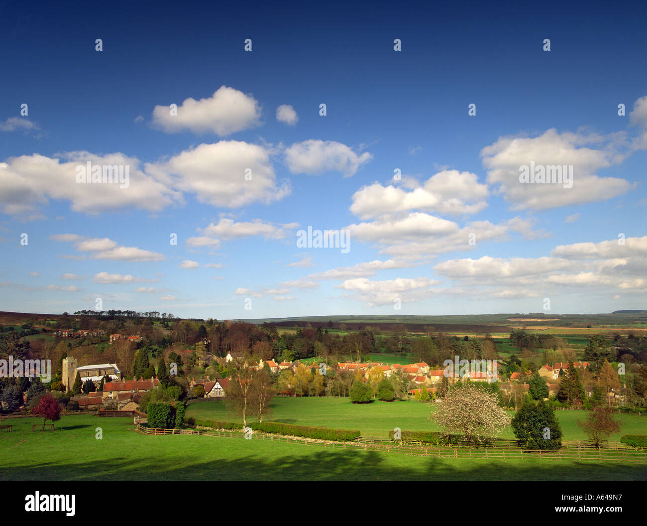 Lastingham village in the North Yorkshire Moors Stock Photo - Alamy