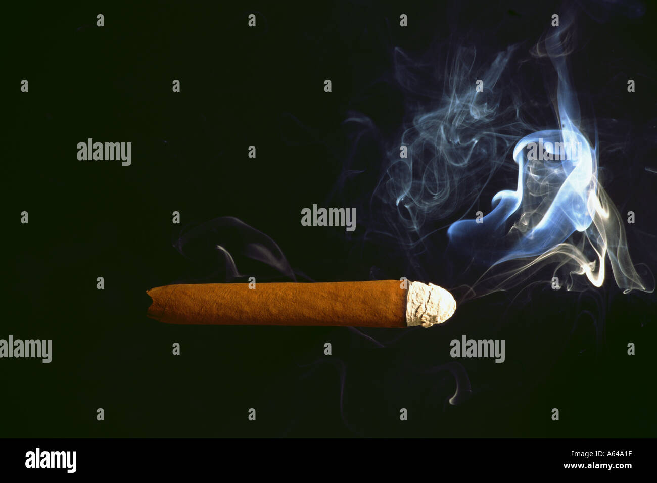 cigar tobacco smoking smoker smoke Stock Photo - Alamy