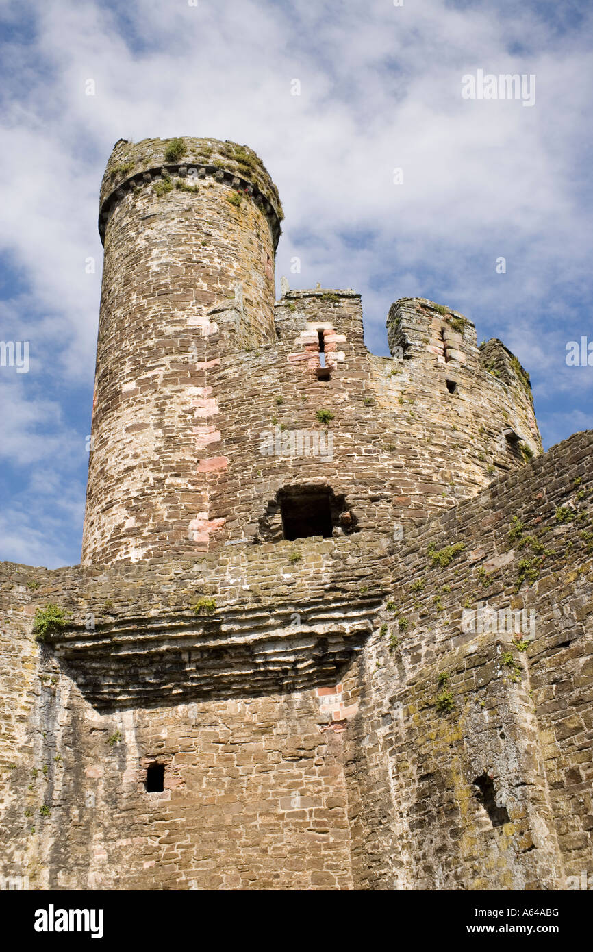 Conway castle, Conway, North Wales, United Kingdom Stock Photo - Alamy