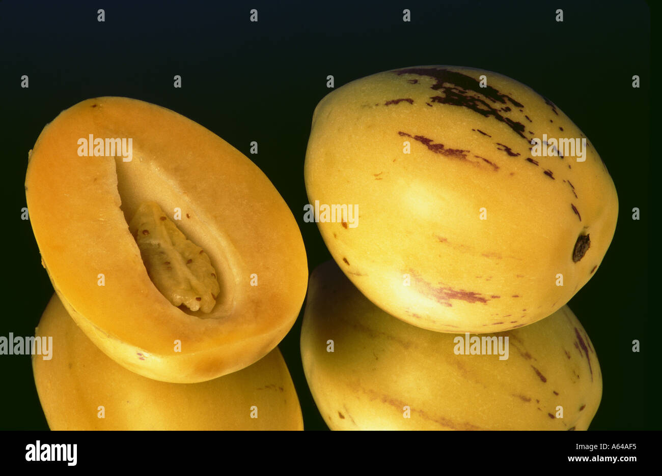 Fruit Food Pepino Melon Stock Photo - Alamy