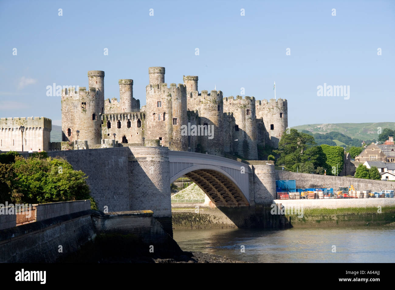 The castle in Conway,North Wales, United Kingdom Stock Photo - Alamy