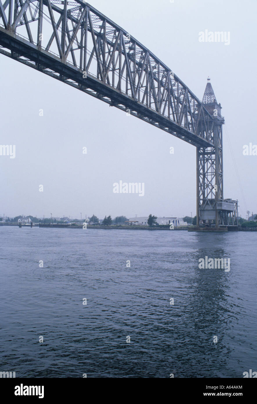 The "Cape Cod Canal" Railroad Bridge, Bourne MA USA Stock Photo - Alamy