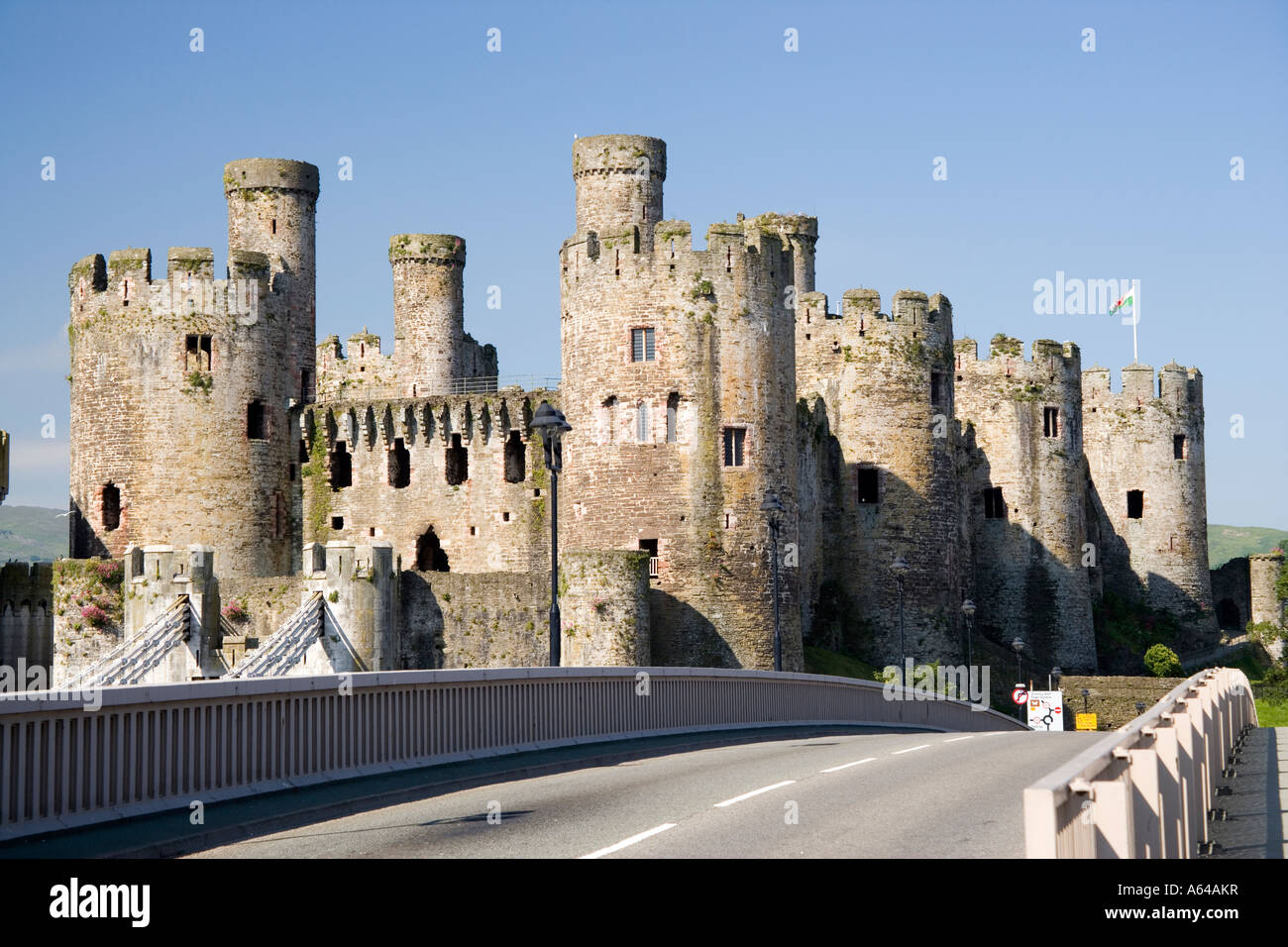 The castle in Conway,North Wales, United Kingdom Stock Photo - Alamy