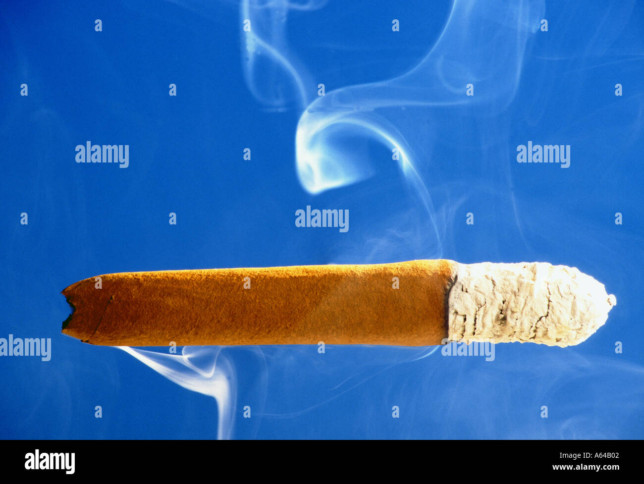 cigar cigar ash burning cigar stub Stock Photo - Alamy