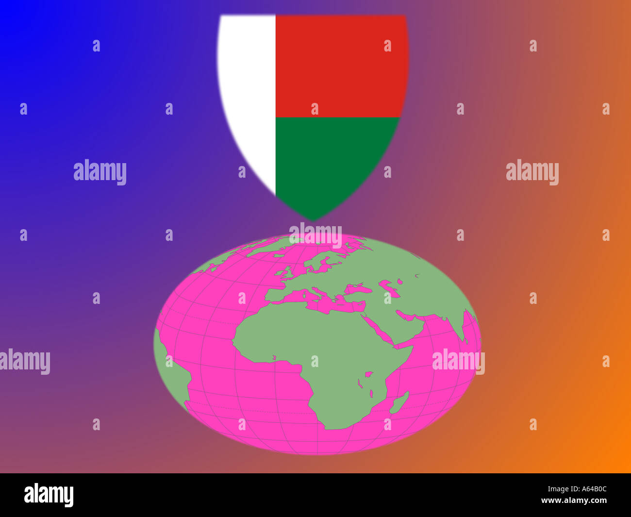 Madagascar emblem hi-res stock photography and images - Alamy