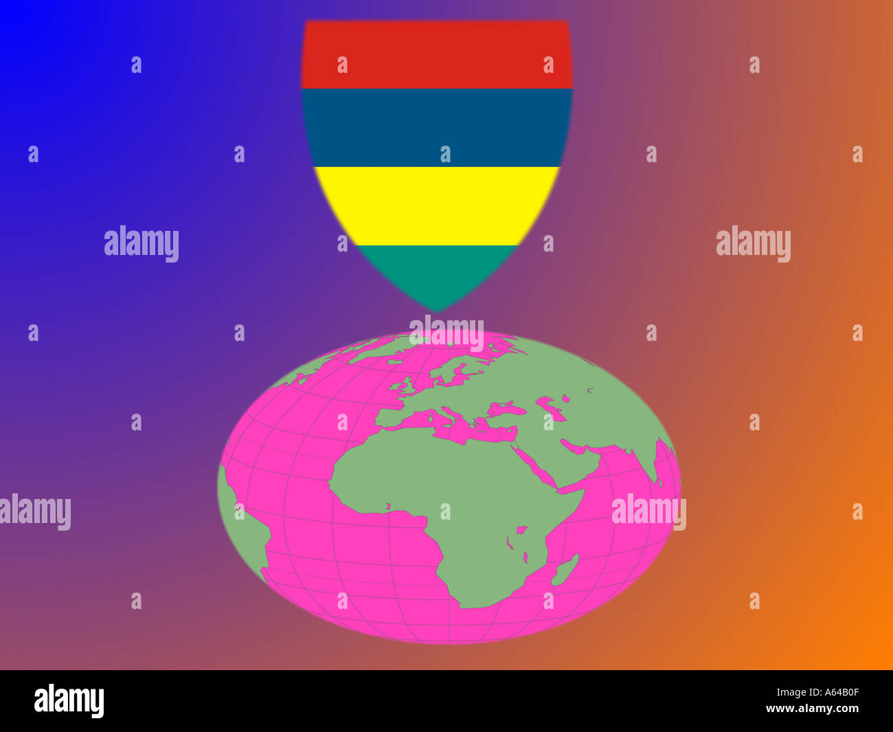 Mauritius emblem hi-res stock photography and images - Alamy